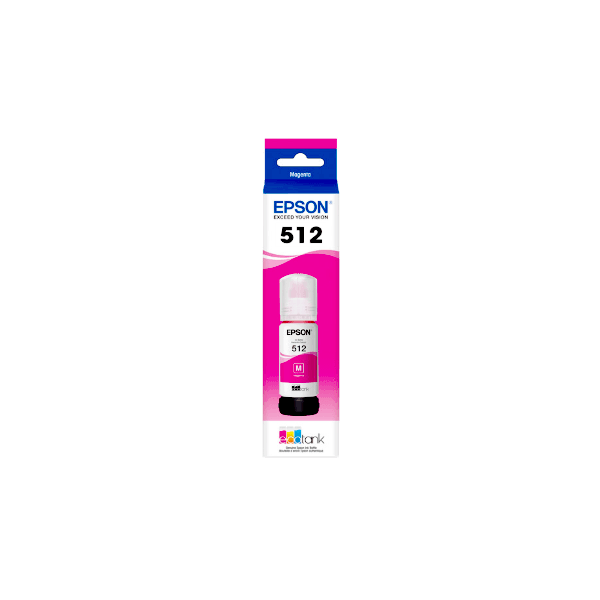 Genuine Epson T512 EcoTank Magenta Ink Bottle | Printzone