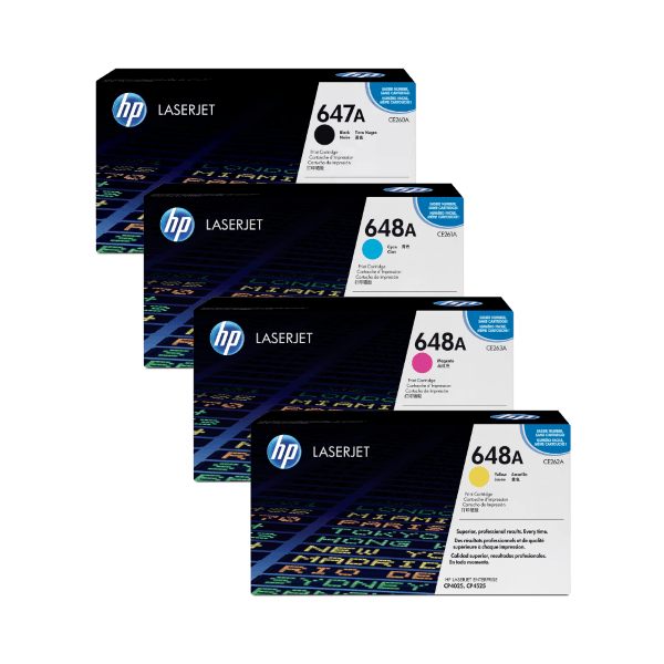 Genuine HP 647A 648A Toner Cartridge Value Pack | Printzone