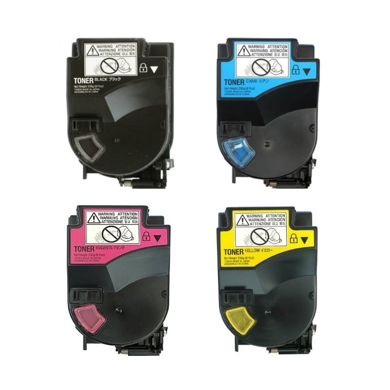 Compatible Konica Minolta Bizhub C350 C351 C450 Toner Combo Value Pack ...